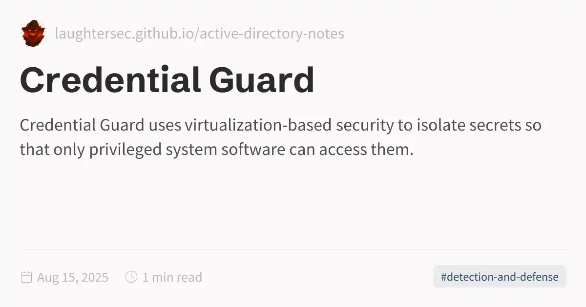 Credential Guard